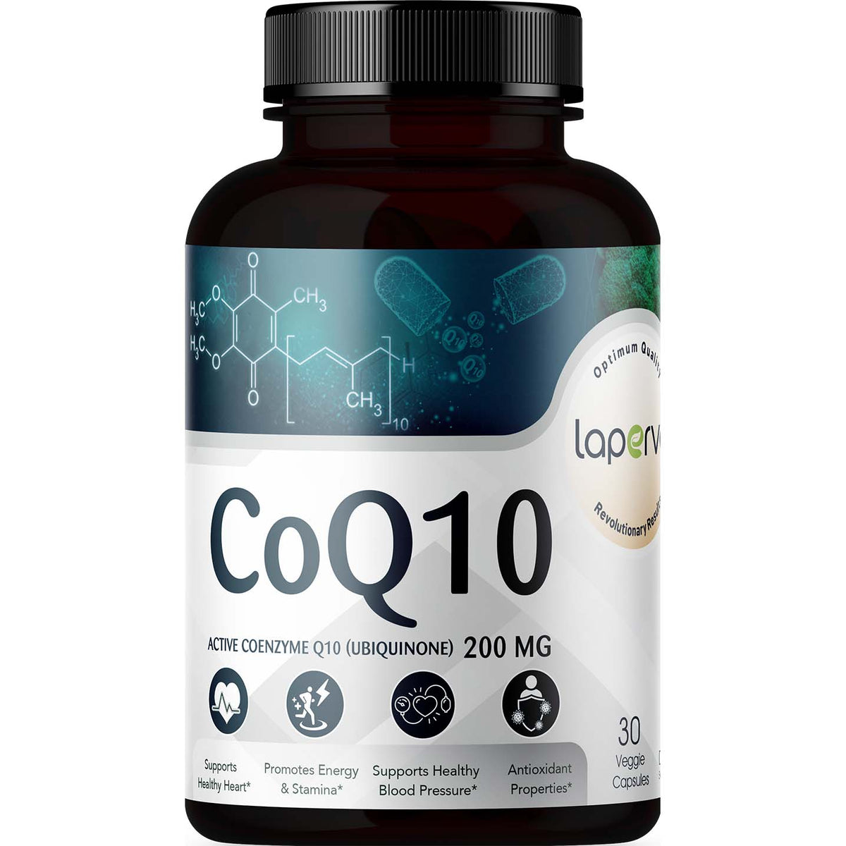 Laperva CoQ10, 200 mg, Veggie Capsules (30) – Welzo GCC