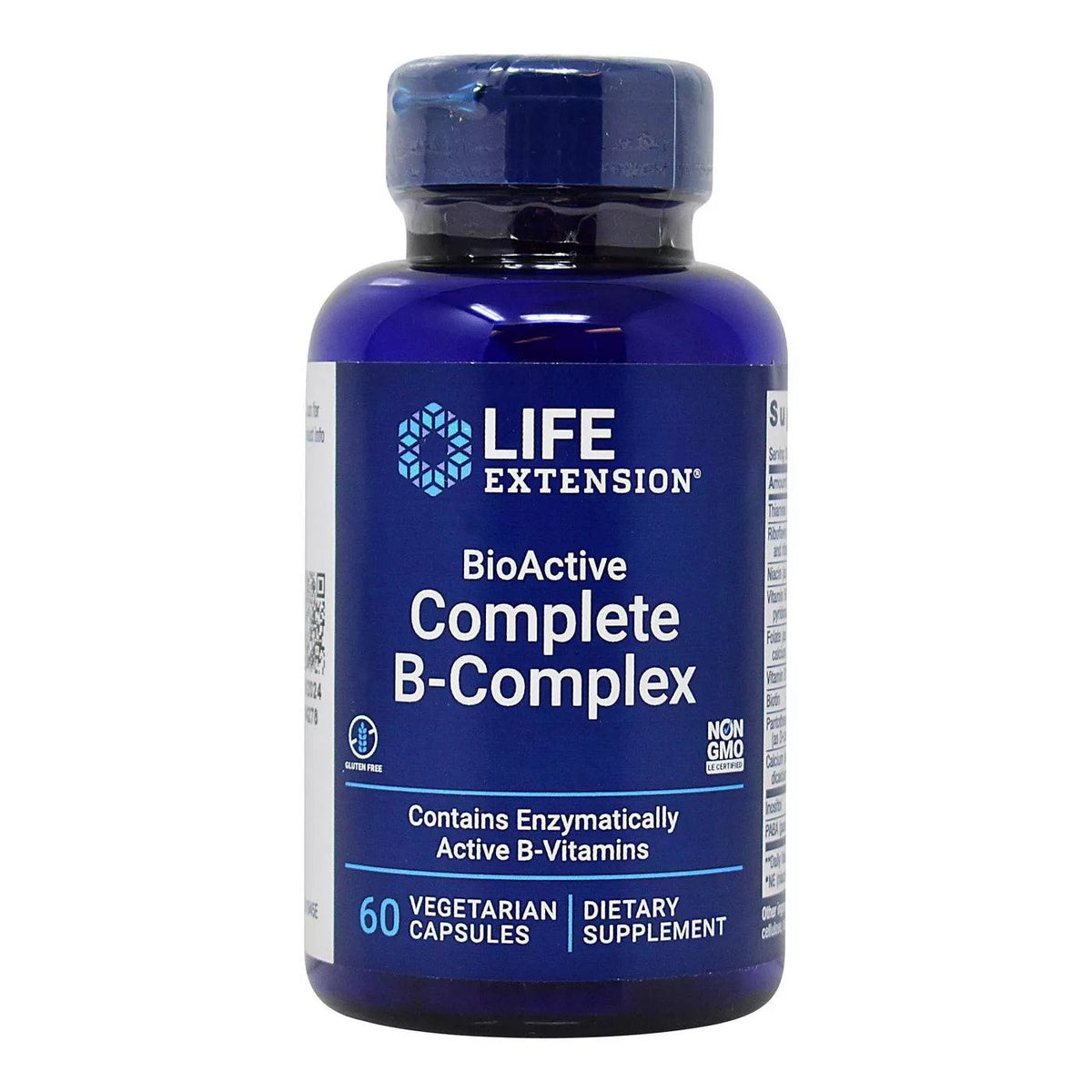 Bio Active Complete B Complex Life Extension, 60 Veggie Capsules ...
