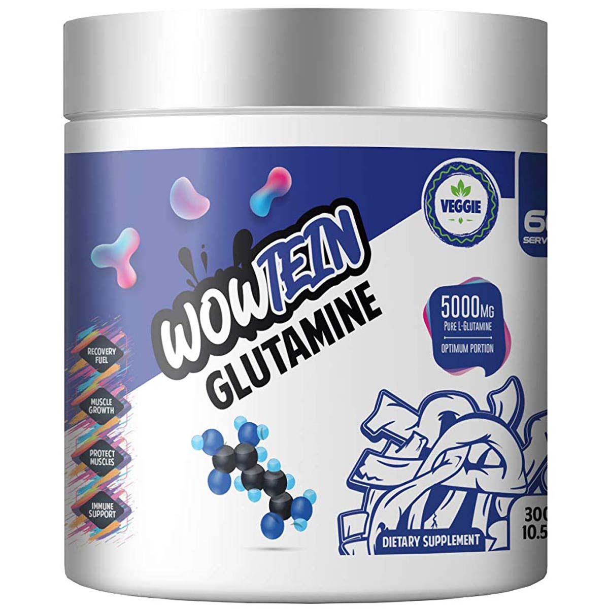 Glutamine, Unflavored (Wowtein) – Welzo GCC